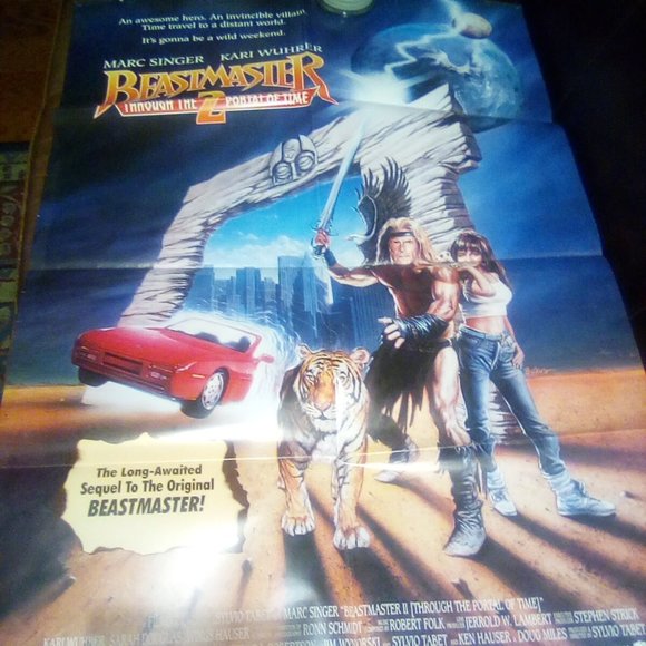 Wall Decor | Beastmaster Ll Original Movie Poster | Poshmark